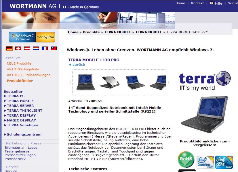 WORTMANN AG bietet online mehr Produktbilder, WORTMANN AG, Story ...